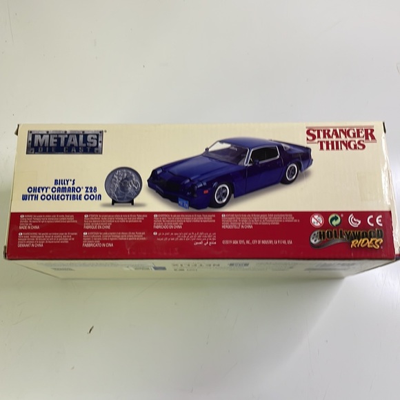 Toys | Jada Stranger Things 1979 Chevy Camaro Z28 124 Scale Diecast ...